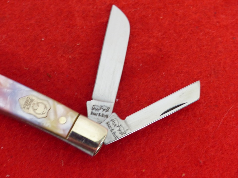 Bear & Bull Solingen Germany mint cotton candy contress knife | eBay