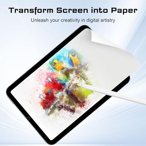 2 Pack Magnetic Paper Screen Protector for iPad Mini 7 & 6, Anti-Glare ...
