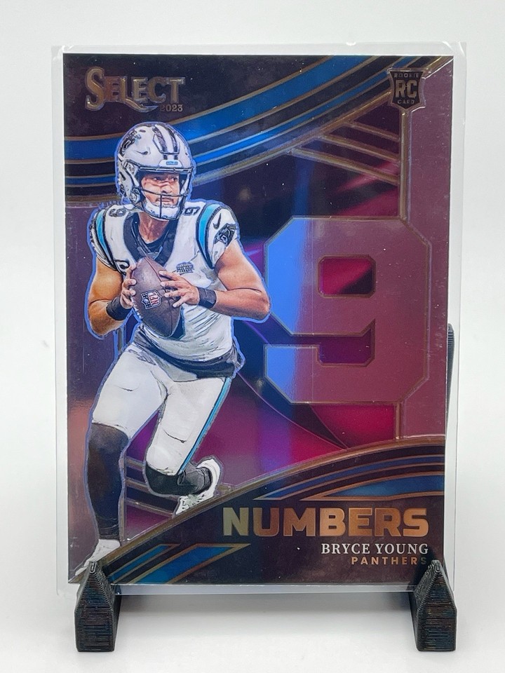 2023 Panini Select BRYCE YOUNG Numbers RC Rookie Card #NMB-BYO Panthers ...