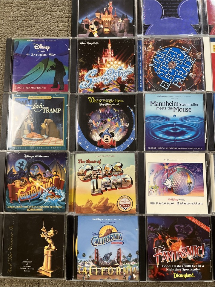 Walt Disney Records Presents Resort Albums Soundtrack Lot Of 28 | eBay