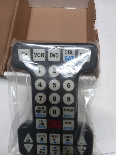 Tek Partner Universal Remote Control Model BW-0561-RD Sealed With ...
