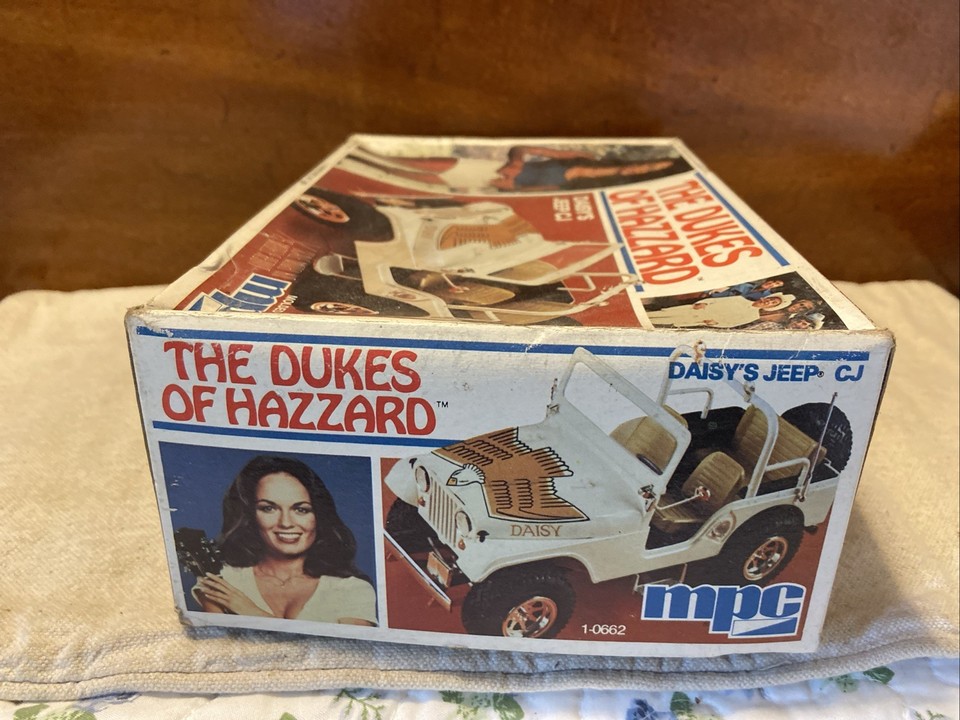 Vintage 1980 MPC Dukes Of Hazard Daisy’s Jeep CJ Plastic Model Kit ...