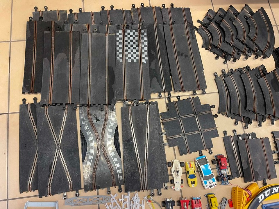 Scalextric job lots cars, parts Track, Siding | eBay UK