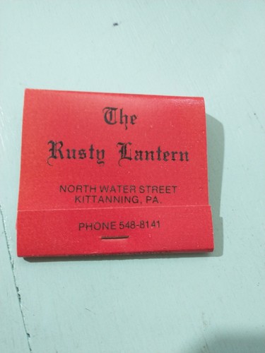 Vintage The Rusty Lantern Restaurant Advertising Matches Full ...