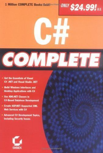 C# Complete by Sybex Books Staff, Greg Jarboe, Hollis Thomases, Mari ...