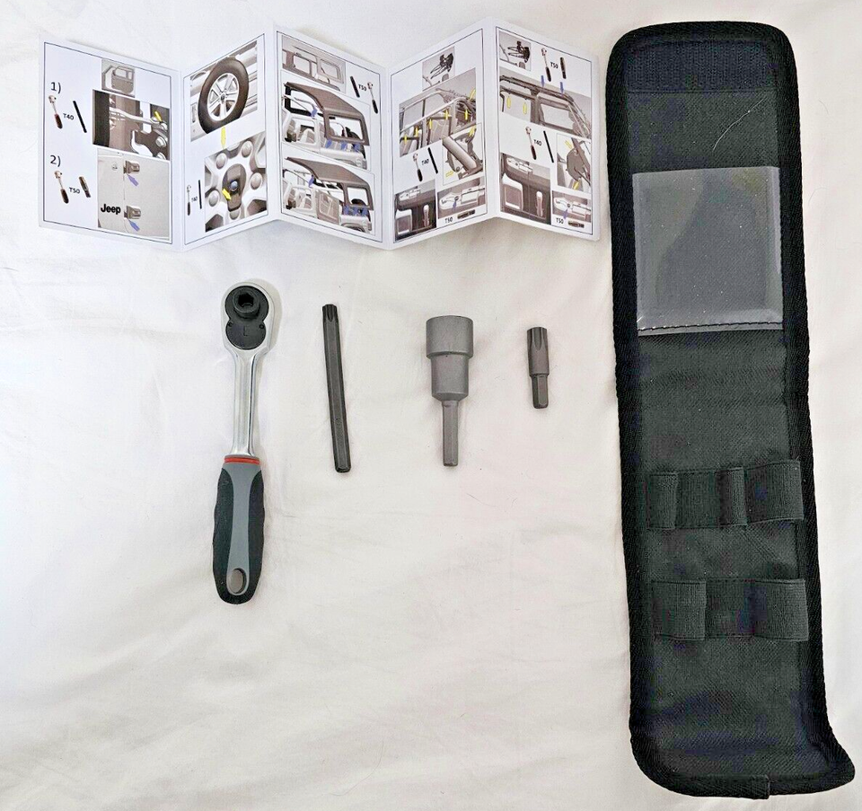 Jeep Wrangler Gladiator JT 2018-2025 MOPAR OEM Tool Kit 68361574AC | eBay