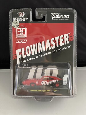 M2 Machines CHASE 1 of 750 Red 1969 DODGE CHARGER DAYTONA HEMI ...