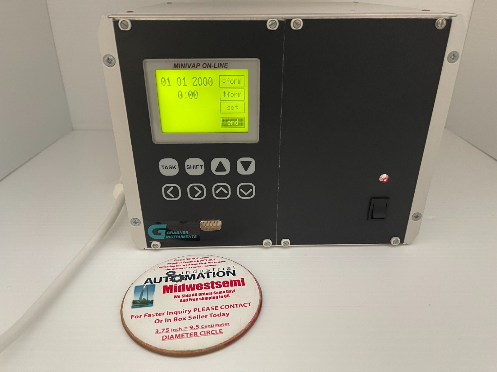 GRABNER INSTRUMENTS 250-300-00 POWER SUPPLY MINIVAP ON-LINE SHIPS SAME ...