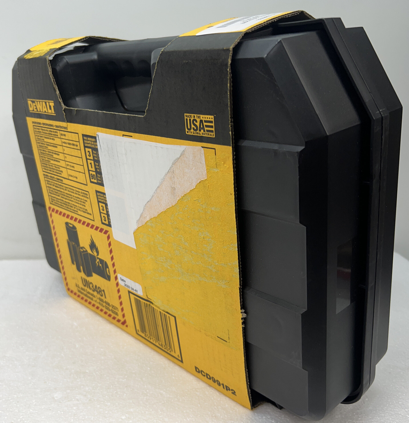 NEW DEWALT 20V MAX XR Brushless 1/2" Chuck 3 Speed Drill Driver Kit ...