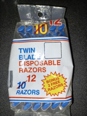 Vintage Gillette Good News Twin Blade 12 Pack Disposable Razors New ...