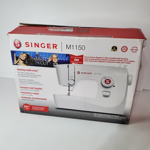 Singer M1150 Lightweight & Portable Sewing Machine With 45 Stitch ...