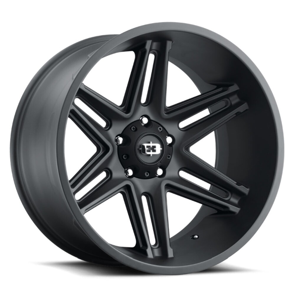 Vision Wheels 363 Razor 24x12 8x6.5 -51mm Black Matte; 363-24281SB-51 ...