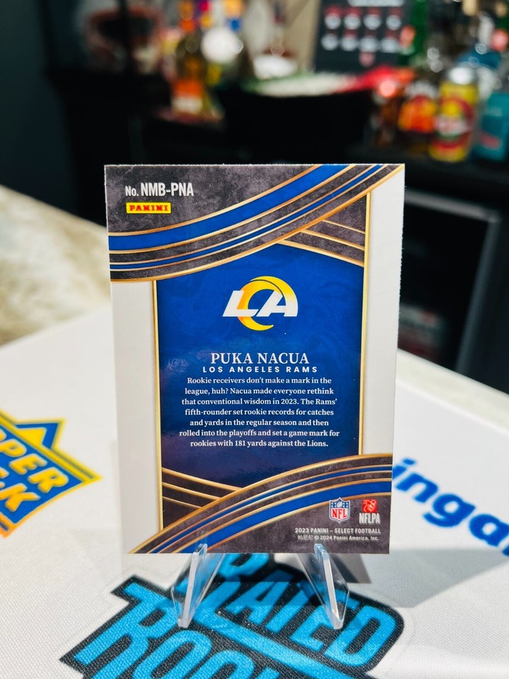 2023 Panini Select - Select Numbers #NMB-PNA Puka Nacua (RC) ROOKIE LA ...