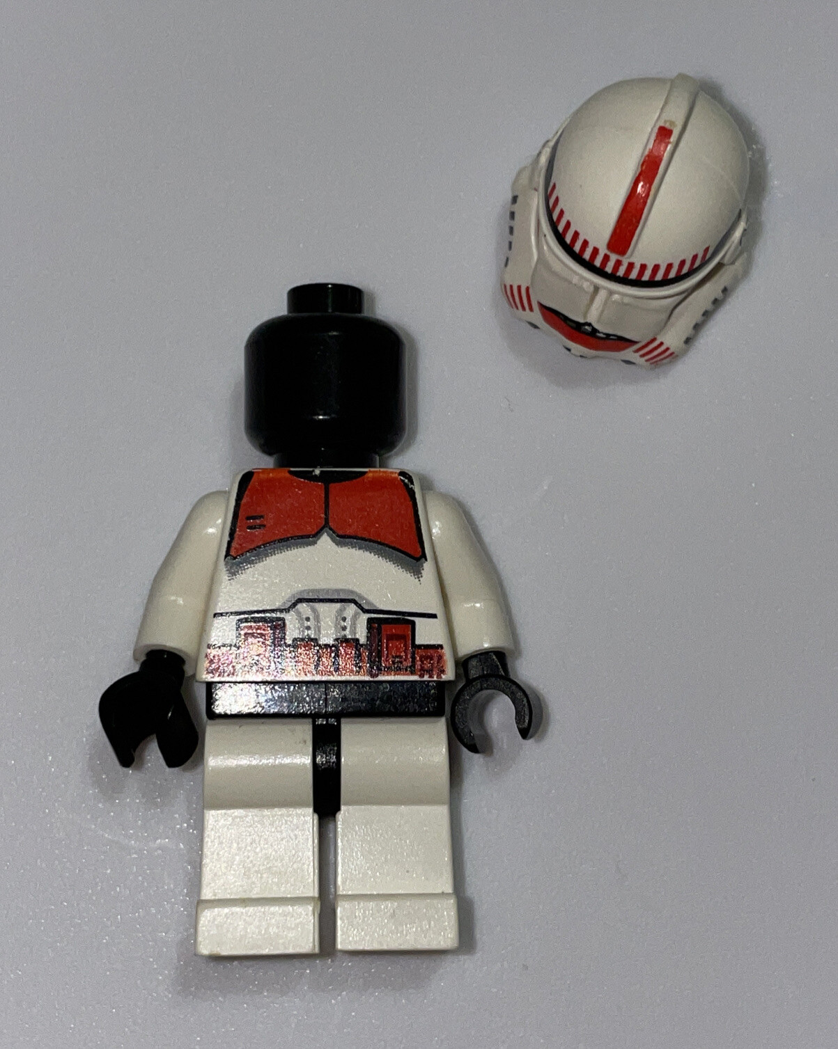 Lego Shock Trooper 7655 Clone Trooper Red Markings Star Wars Mini ...