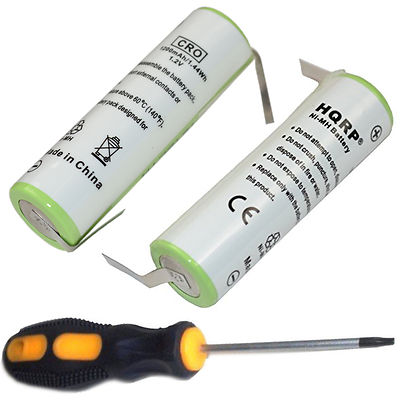 2-Pack Batteries for Braun 6515 6520 6525 6550 7564 7680 7664 7690 ...