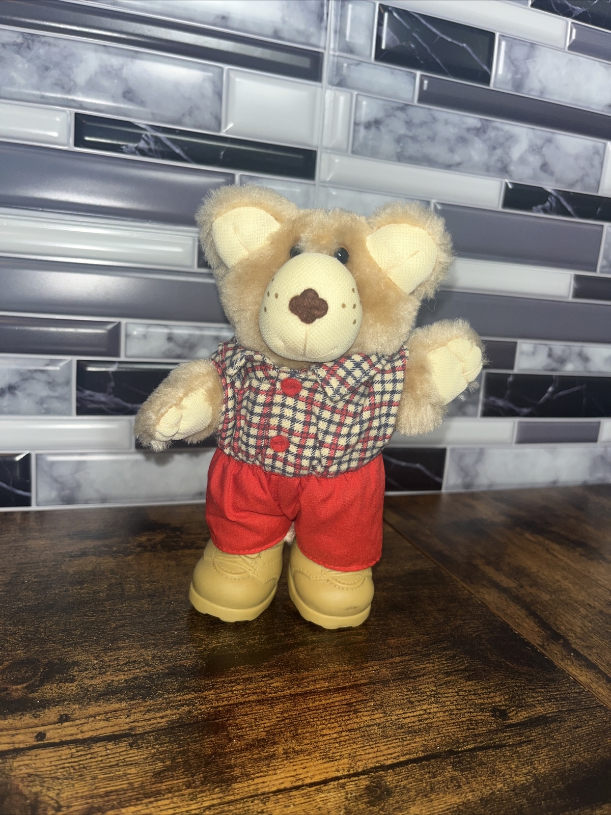 Vintage Wendys Hamburgers Furskins Bear Boone Beekeeper 1986 Plush Toy ...