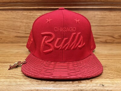 Just Don Snapback Chicago Bulls Hat Red October | eBay