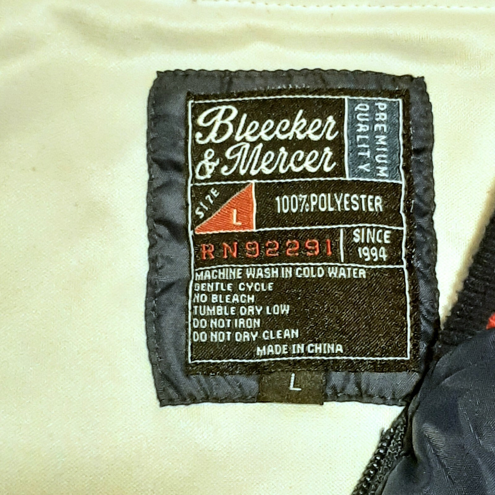 Bleecker & Mercer Sherpa Jacket Mens Large Red White … - Gem