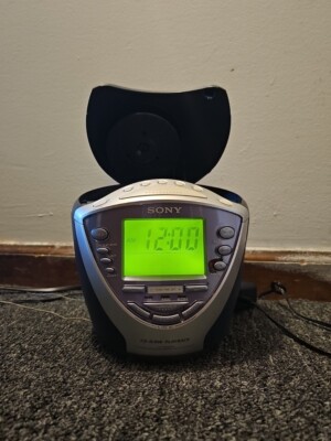 Sony Dream Machine CD Player Clock Icf-cd843v In Working Condition | eBay