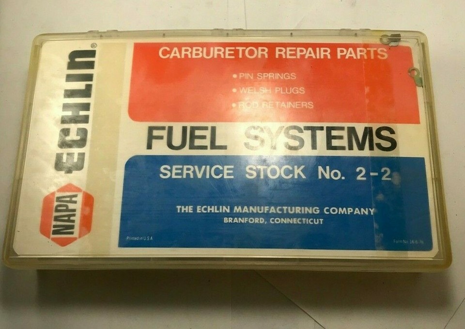NAPA 2-2 Carburetor Fuel System Repair Parts Pin Spring Welsh Plug ...
