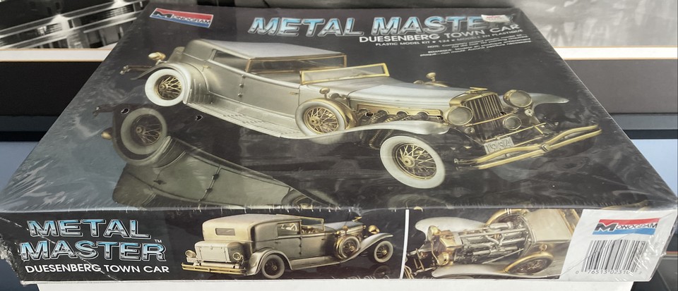 Vintage 1988 Monogram Metal Master Duesenberg Town Car 1:24 Model Kit ...