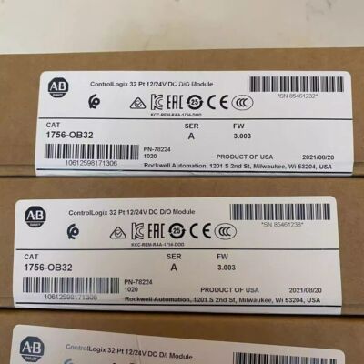 Allen Bradley 1756-OB32 SER A ControlLogix 32 Point DO Module New ...