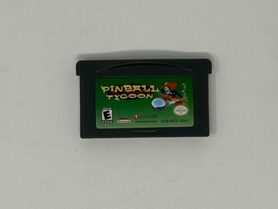 Pinball Tycoon (Nintendo Game Boy Advance) GBA - Cartridge Only ...