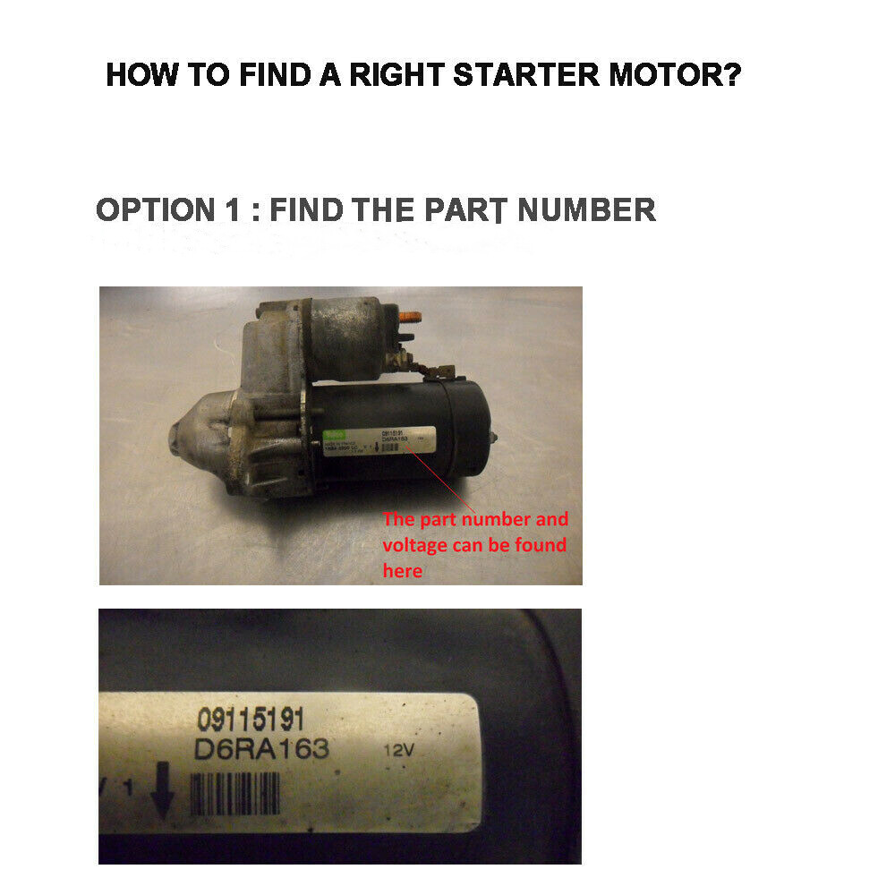 12V 10Teeth Starter Motor For Jeep Wrangler TJ ERH Cherokee ZG ZJ 96-07 ...