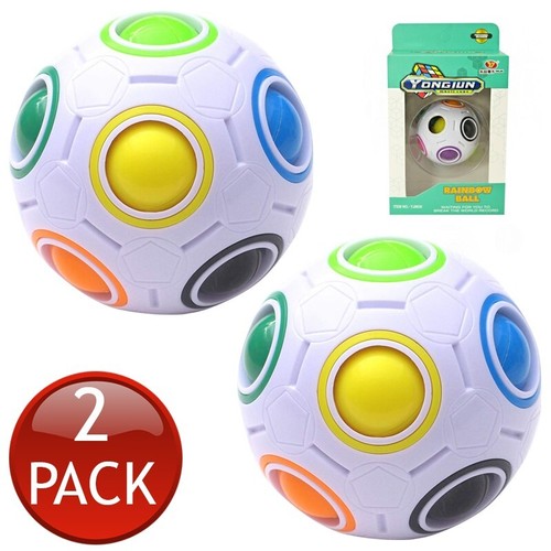 2 x Rainbow Magic Ball Cube Educational Intelligence AZ Twist Puzzle Speed Toy | eBay Australia