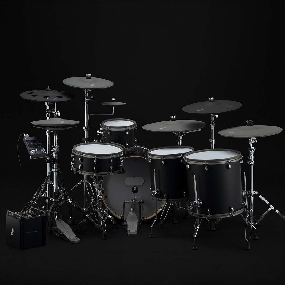 EFNOTE PRO 703X Electronic Drum Set - Black Oak COMPLETE DRUM BUNDLE | eBay