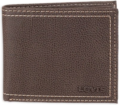 Levi's Wallet - Men's RFID Extra Capacity Bifold Wallet Brown | eBay