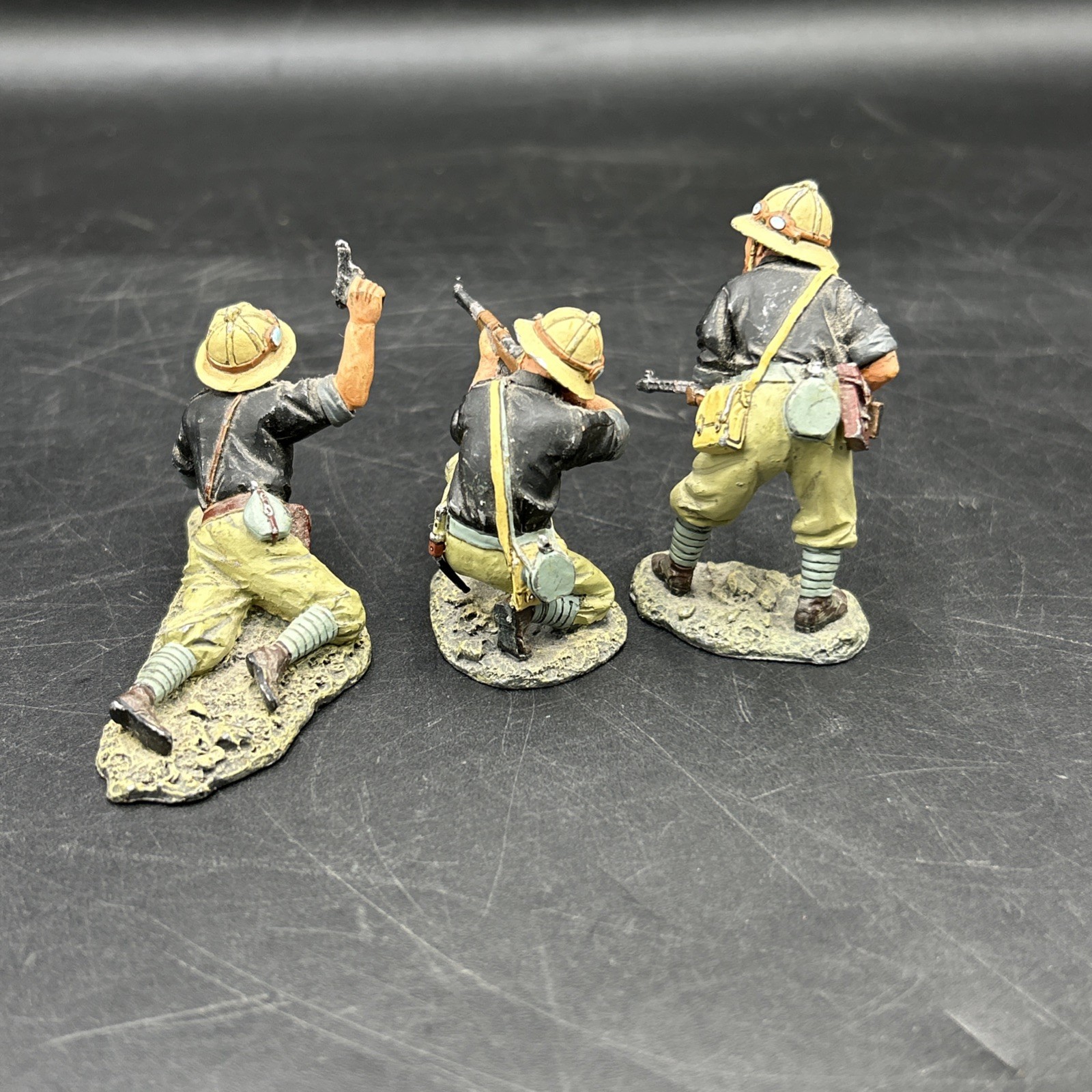 Lot Of 3 KING & COUNTRY Lead WWII WW2 German Tot Soldiers AFRIKA KORPS ...