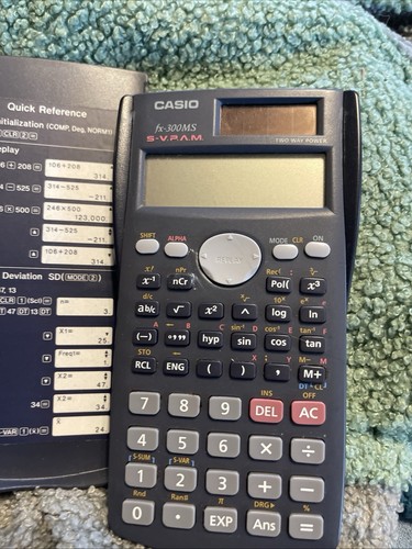 Lot Of Five Calculators Including Casio FX-300MSPlus Scientific ...