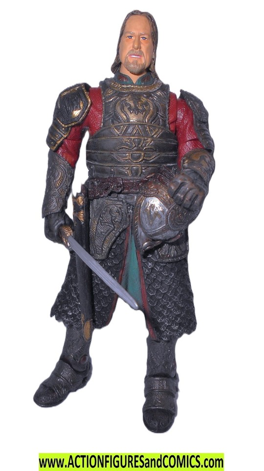 Lord of the Rings KING THEODEN in armor 100% Complete Toybiz 2003 movie ...