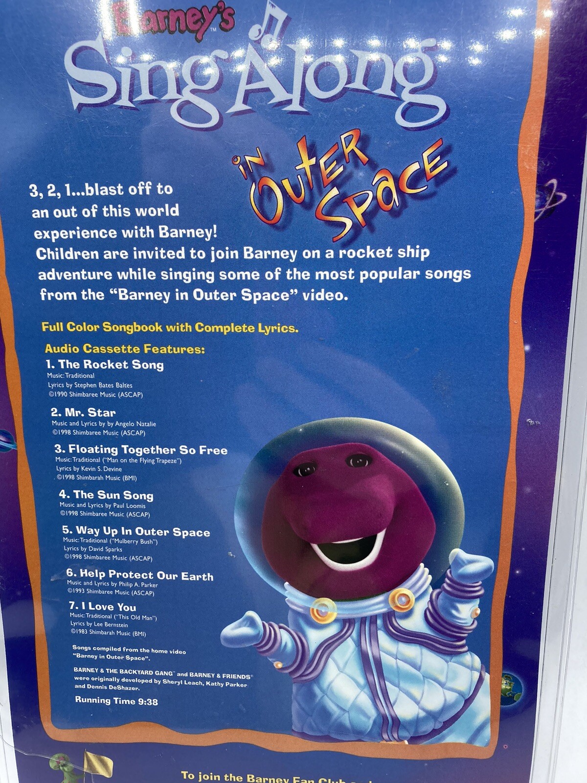 Barney in Outer Space Sing Along by Lyrick Publishing Staff (1999 ...