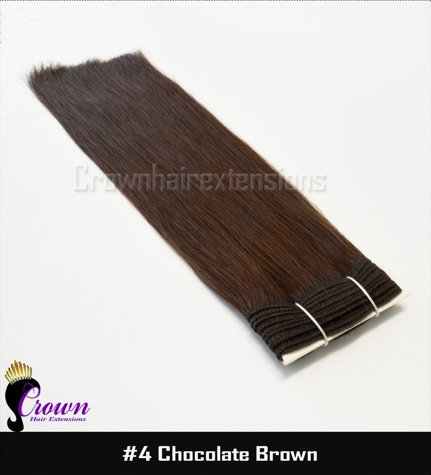 165g & 180g Full Head 100% Human Remy Hair Weaves wefts extensions ...