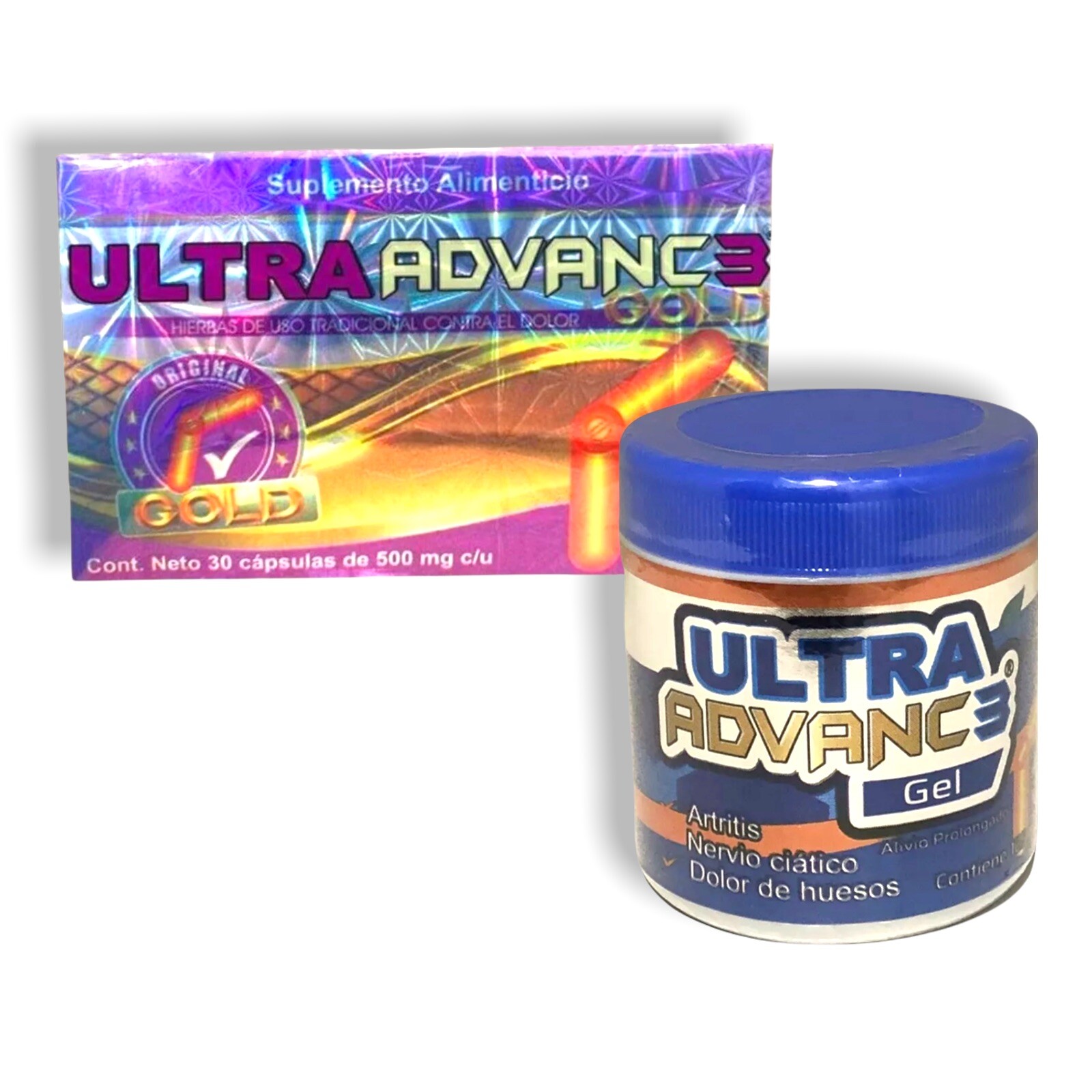 ULTRA ADVANCE 3 Alternative Pain Therapy Capsules - 30 Count for sale ...