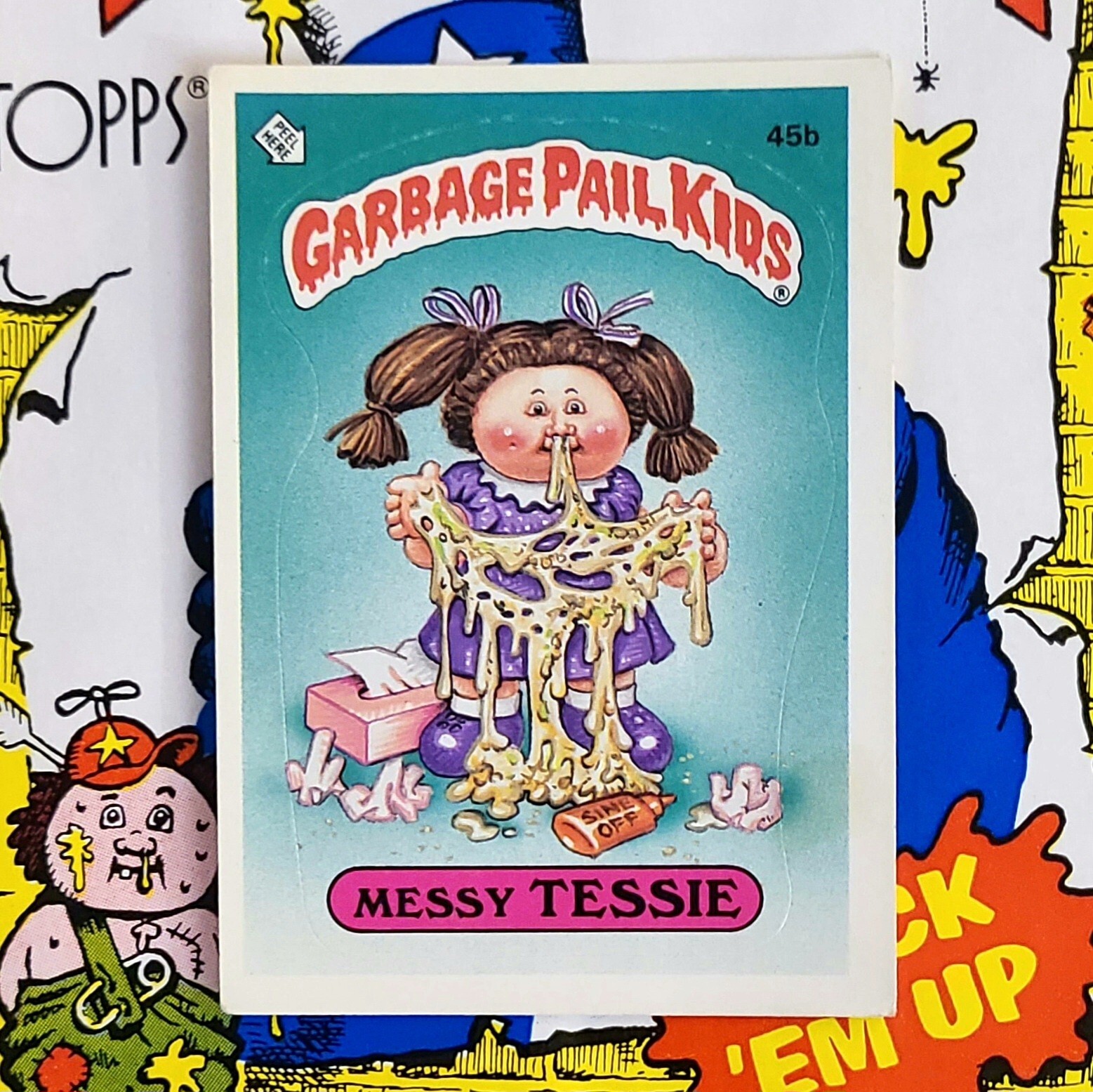 Topps 1985 Garbage Pail Kids 2nd Series Messy Tessie Card 45b | eBay