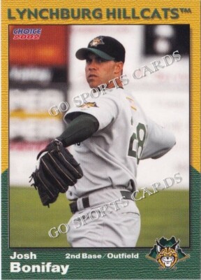2002 Lynchburg Hillcats Josh Bonifay RC Rookie Card Pirates Minor ...