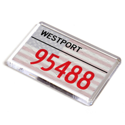 FRIDGE MAGNET - Westport, 95488 - US Zip Code | eBay UK