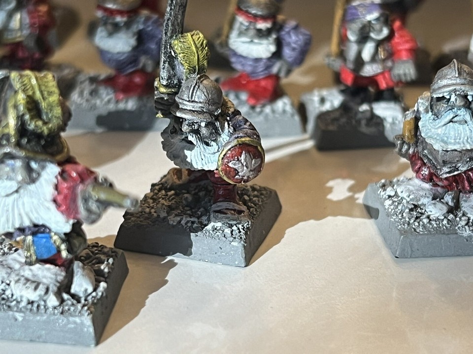 Marauder MB1 Dwarf Regiment X18 Oldhammer 80's Metal Warhammer Old World Painted | eBay