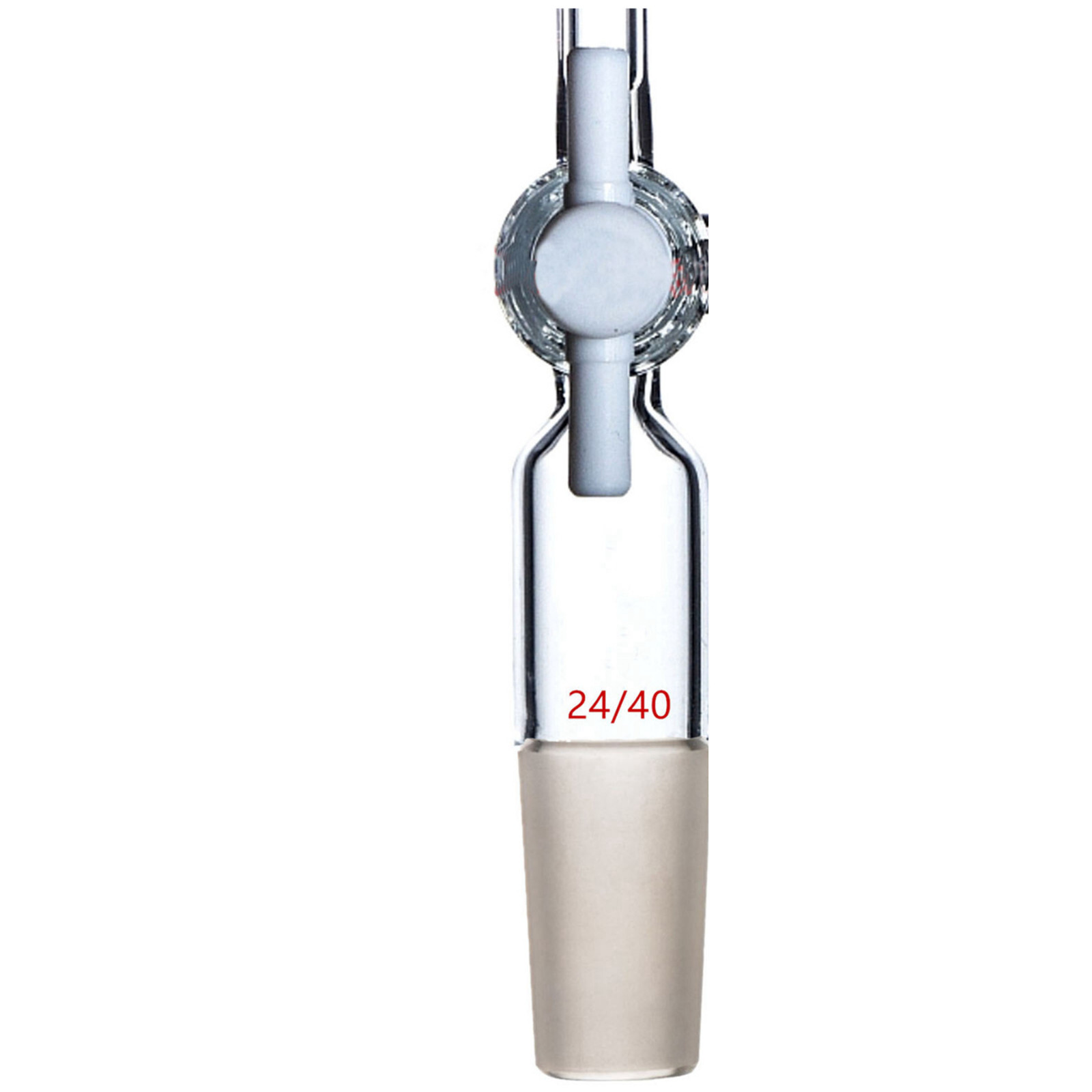 Glass Vaccum Adapter,Bent Hose Connection,Lab PTFE Stopcock Valve,Lab ...