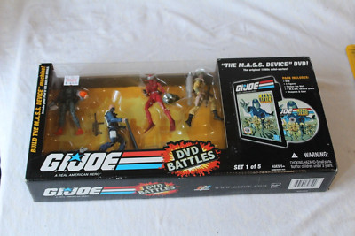 Hasbro 2008 25th Anniversary GI Joe Mass Device Set #1 DVD Battles Set ...