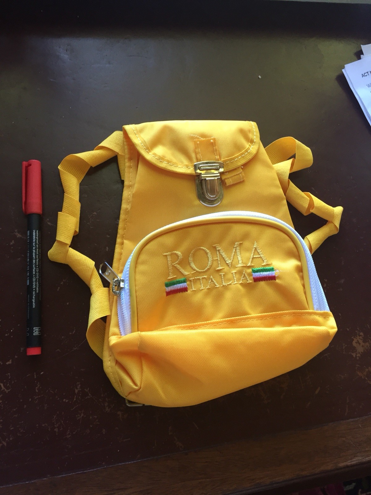 Souvenier Rome pencil holder backpack | eBay