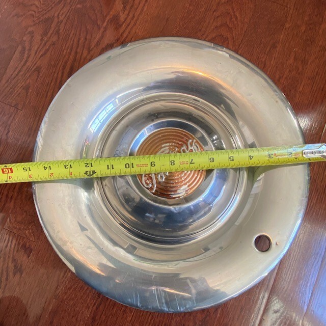 Pontiac 15" Hubcap 1949–50 Chieftain Sombrero Style Man Cave Decoration ...