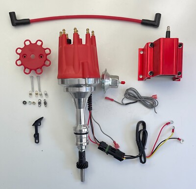small cap FORD 5.0L 302 EFI to Carb Conversion RED HEI Distributor ...