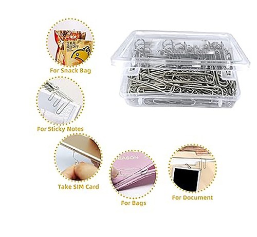 RSINC Acier Jumbo Papier Clips, (100 Paix) Taille Daily Usage pour ...