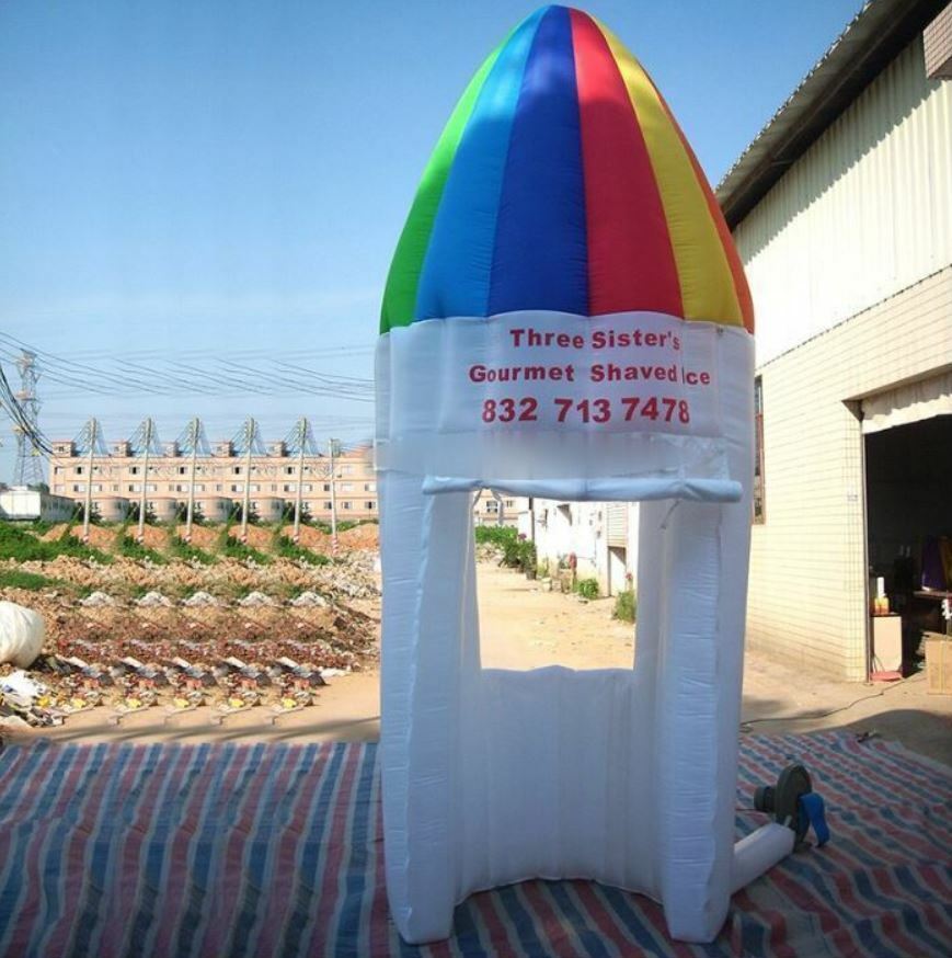 10ft Inflatable Tradeshow Sno Cone Concession Stand Event Food Drink ...
