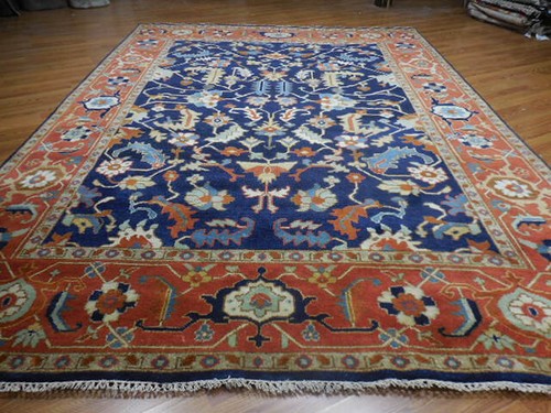STUNNING 9x12 TURKISH HERIZ RUG VIBRANT SERAPI COLOR PALETTE MODERN ...