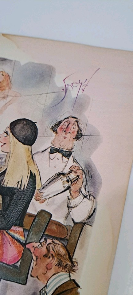 1960's Print Ad Comic Playboy Magazine "Promiscuity is its own reward ...